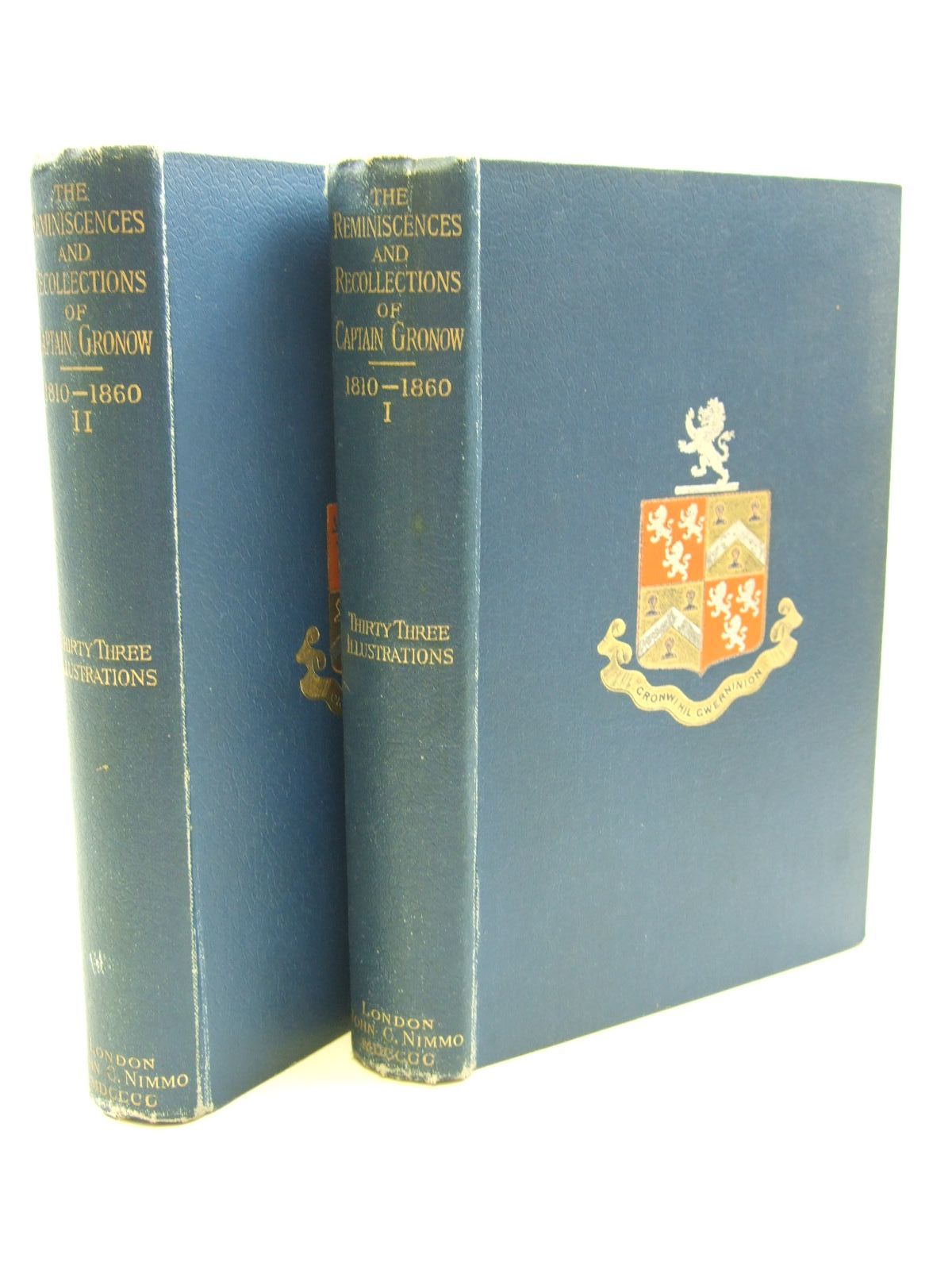 Stella & Rose's Books : THE REMINISCENCES AND RECOLLECTIONS OF CAPTAIN ...