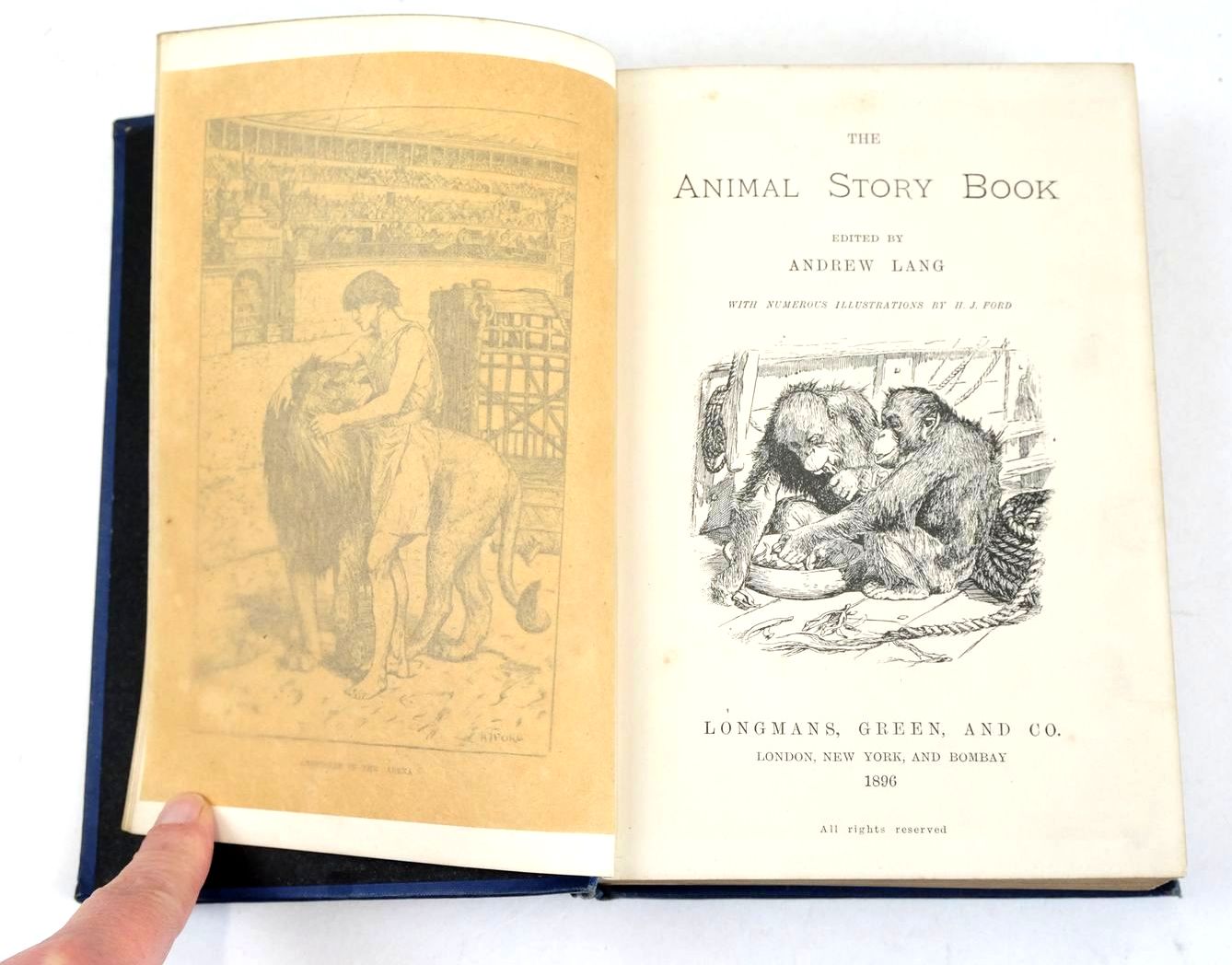 Stella & Rose's Books : THE ANIMAL STORY BOOK Written By Andrew Lang ...