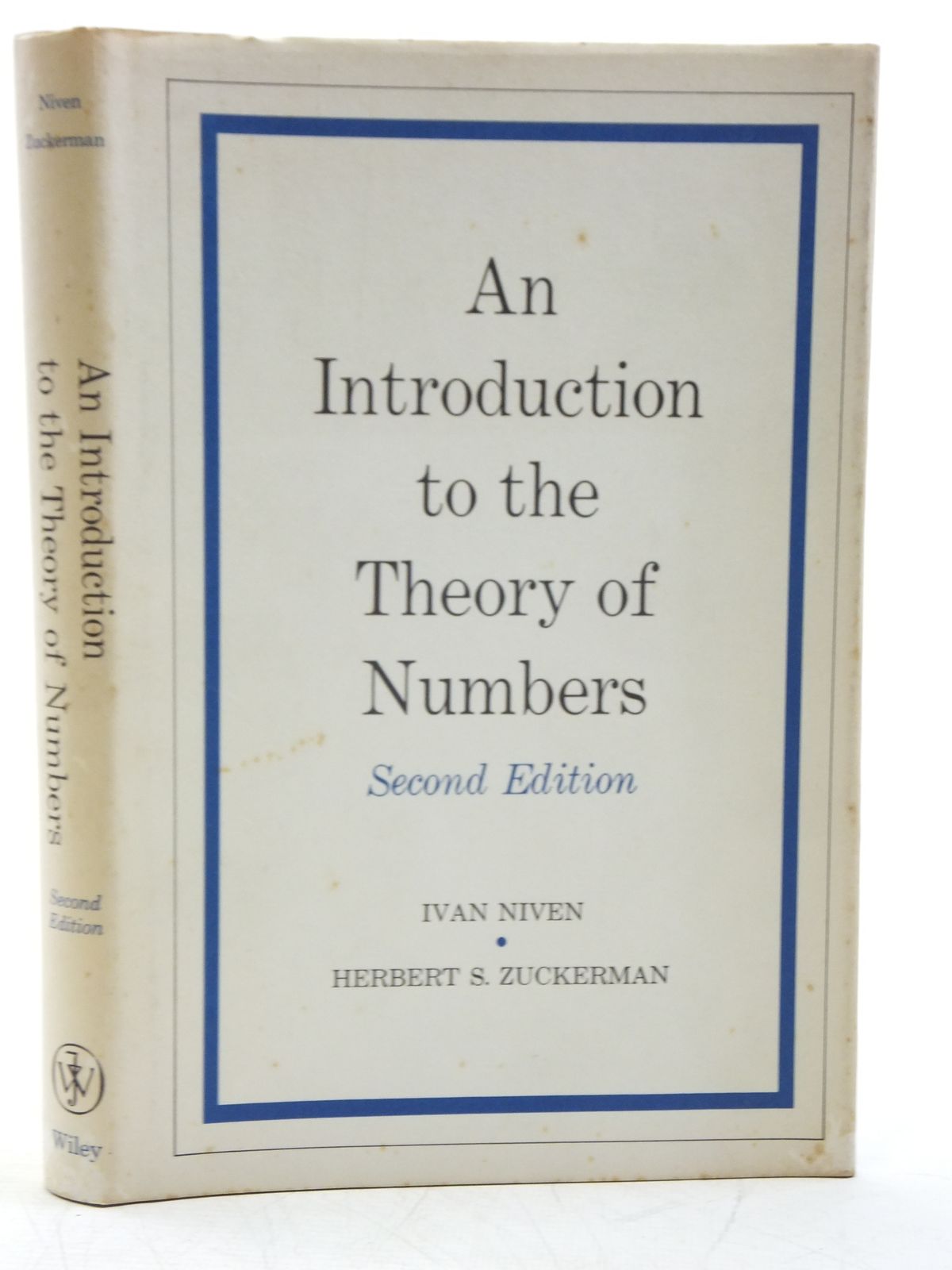 Stella & Rose's Books : AN INTRODUCTION TO THE THEORY OF NUMBERS ...