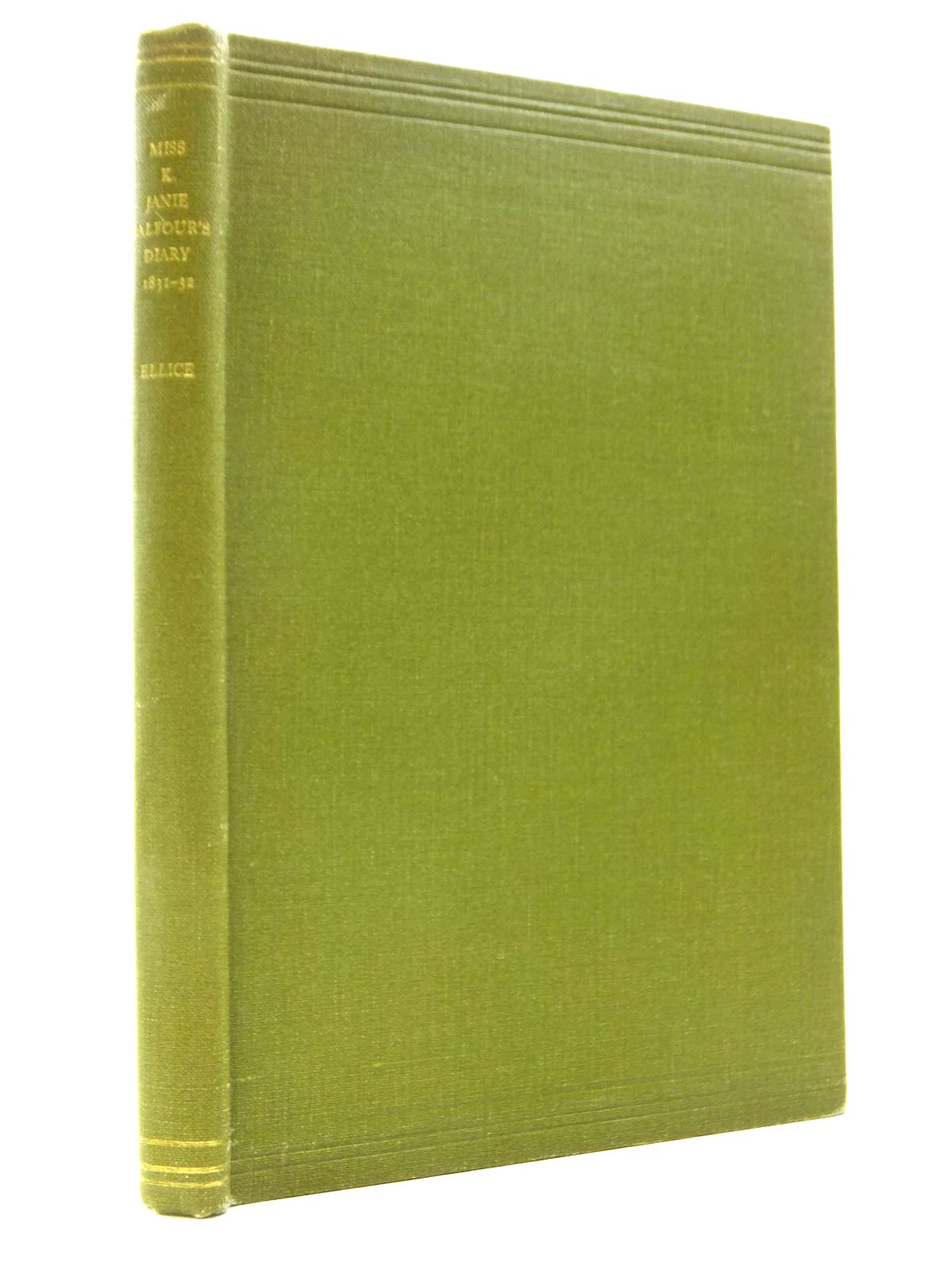 Stella & Rose's Books : DIARY OF THOMAS BELLINGHAM, AN OFFICER UNDER ...