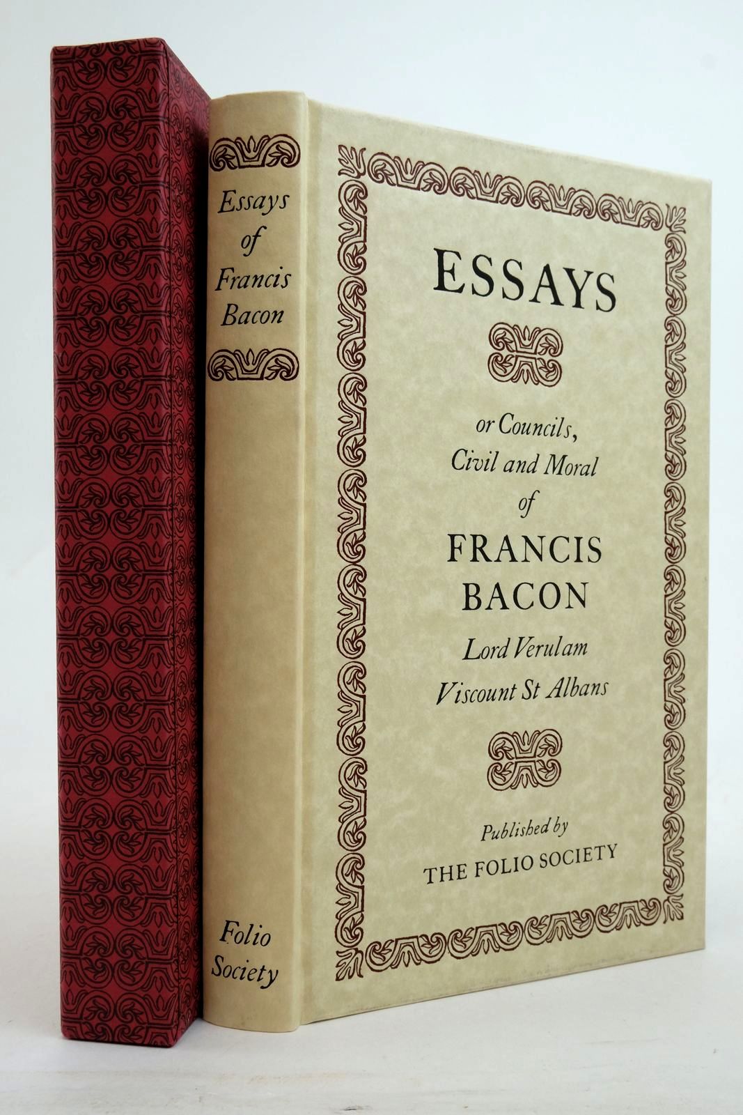 Stella & Rose's Books : FRANCIS BACON ESSAYS OR COUNSELS, CIVIL AND ...